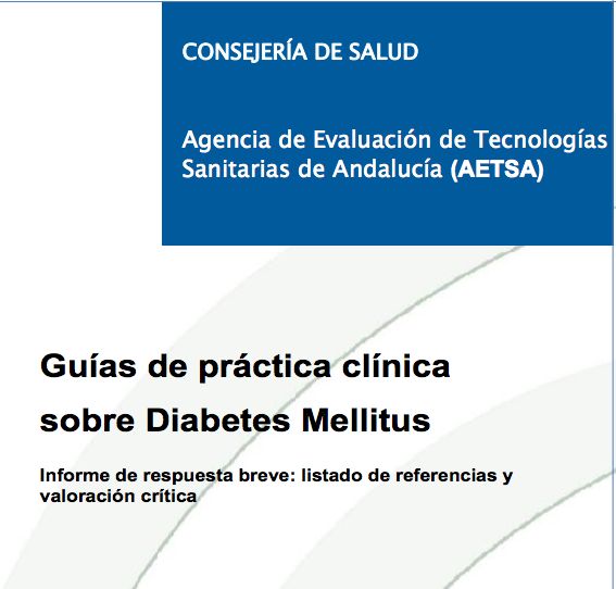 Guías De Práctica Clínica Sobre Diabetes Mellitus Informe De Respuesta
